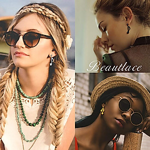 Beautlace Musical Note Staff Stud Earrings Black Gun Plated Asymmetry Treble Clef Music Note Studs Jewelry Gifts for Music Lover KE0044K