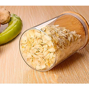 Bonwete Food Storage Containers Cereal Dry Food Storage Container with Bamboo Lid