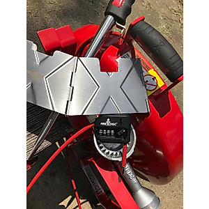 FIREDISC - 6 Foot Security Multi Loop Cable Lock (Limited Edition) - Backyard Plow Disc Cooker | Portable Propane Outdoor Camping Grill