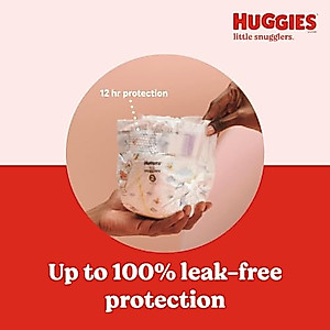 Huggies Newborn Diapers, Little Snugglers Baby Diapers, Size Newborn (up to 10 lbs), 128 Count