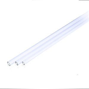 Bykski DIY Acrylic Transparent OD 12MM/14MM/16MM 500mm Lengths PETG Acrylic Water Cooling Hard Tubing ，4-Pack (14MM OD Transparent Acrylic)