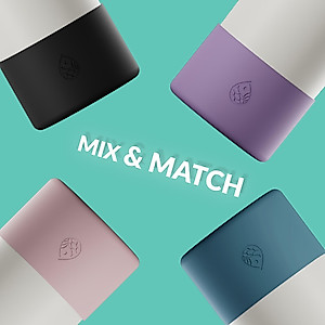 REUZBL Protective Silicone Bottle Boot for Owala FreeSip 40 oz, Hydro Flask 32-40 oz, Iron Flask, Takeya, Thermoflask, and Similar Wide Mouth Water Bottles, Protective Bottle Accessory