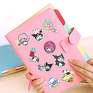 Kawaii Stickers 100pcs Cute Kawaii Stickers, Cute Japanese Anime Stickers for Kids Teen Girls Adult Laptop Guitar Suitcase Skateboard Waterproof Stickers (100pcs Cute)