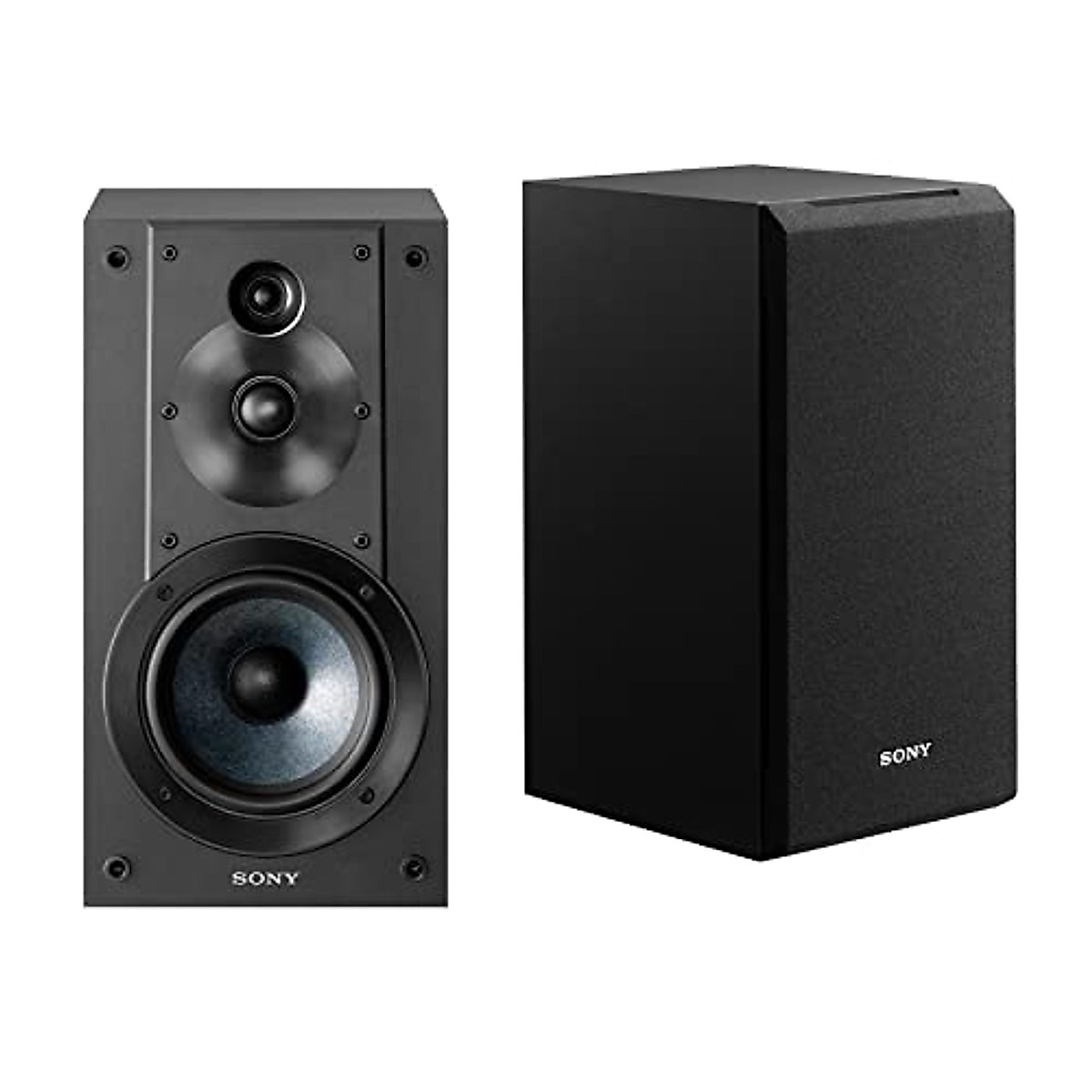 Sony STR-AN1000 7.2 Channel 8K AV Receiver with Dolby Atmos, DTS:X Bundle with Sony SSCS5 3-Way 3-Driver Bookshelf Speakers and 16AWG Speaker Wire kit (3 Items)