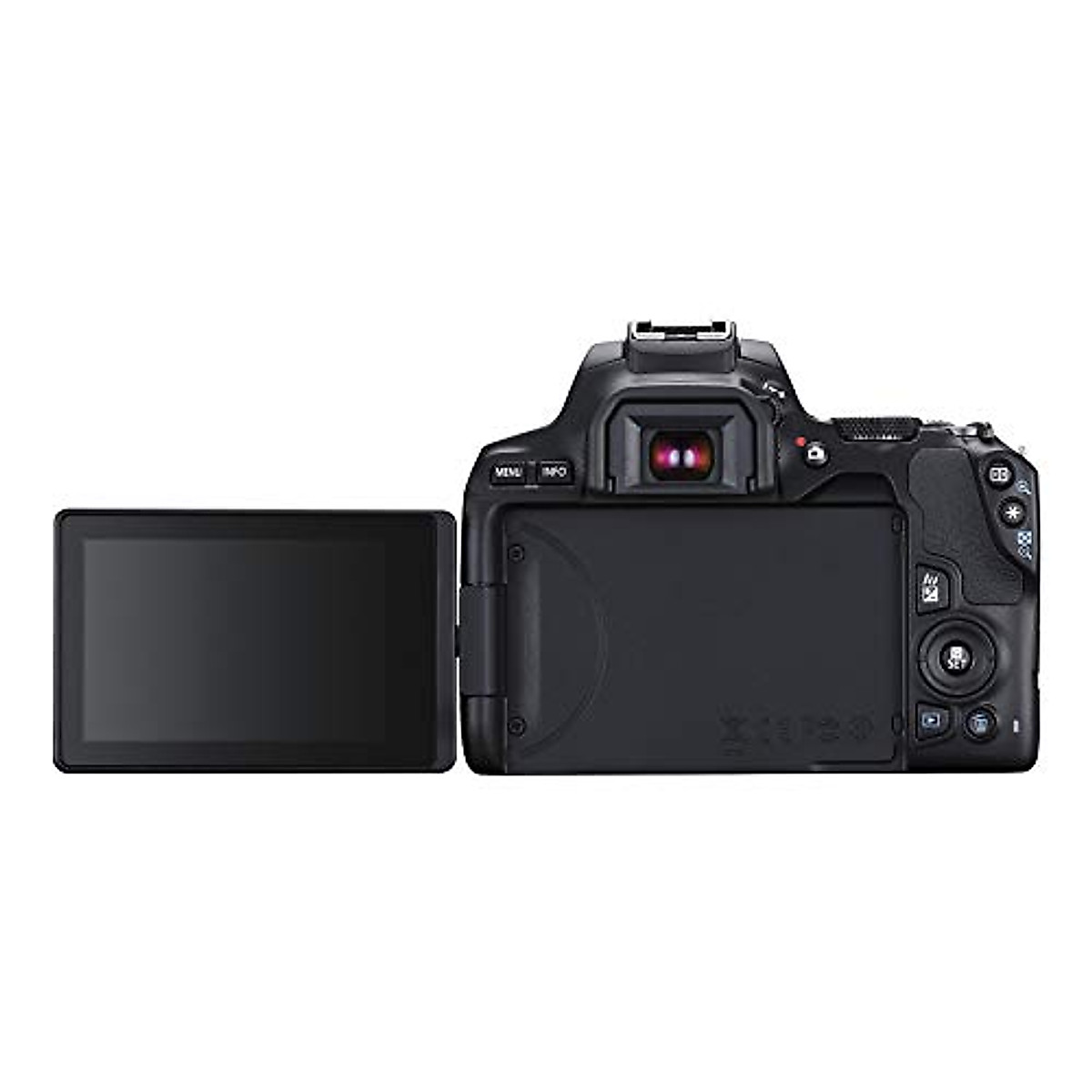 CANON EOS Rebel SL3 DSLR Camera, Built-in Wi-Fi, Dual Pixel CMOS AF and 3.0 inch Vari-Angle Touch Screen, Body, Black