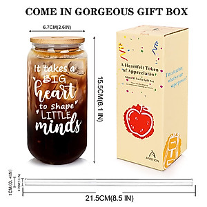 ANOTION Gifts for Teachers - Teacher Tumbler Sock Teacher Appreciation Gifts for Women Teacher Thank You Gifts First Day of School Teacher Gift Teacher Retirement Gifts New Teacher Gift