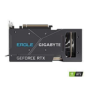 GIGABYTE GeForce RTX 3060 Ti Eagle OC 8G (REV2.0) Graphics Card, 2X WINDFORCE Fans, LHR, 8GB 256-bit GDDR6, GV-N306TEAGLE OC-8GD REV2.0 Video Card (Renewed)