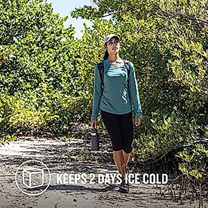 Stanley IceFlow Stainless Steel Water Bottle with Straw 0.65L / 22OZ Lagoon – Leakproof Insulated Water Bottle - Keeps Cold for 12+ Hours - BPA-Free Thermos Flask - Dishwasher Safe