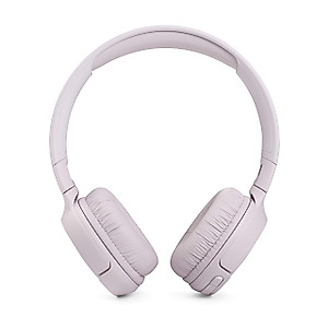 JBL Tune 510BT: Wireless On-Ear Headphones with Purebass Sound - Rose (Renewed)