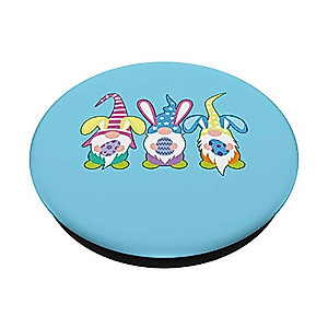 Easter Gnomes Easter Basket Stuffer Light Blue PopSockets PopGrip: Swappable Grip for Phones & Tablets