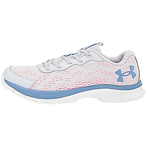 Under Armour Girls Pre School Bandit 7 Running Shoe, Halo Gray (101)/White, 1