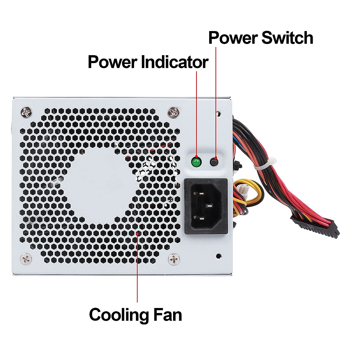 Upgraded New F255E-01 255W Power Supply Compatible with Dell Optiplex 580 760 780 960 980 DT PSU Replacement Parts D255P-00 AC255AD-00 L255P-01 V6V76 RM110 FR597 for Dell Power Supply