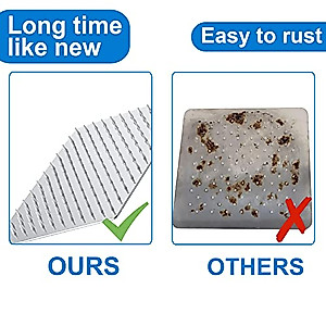 High Pressure Rain Shower head, 12" Square Rainfall & High Pressure Stainless Steel Bath Showerhead, Waterfall Full Body Coverage with Silicone Nozzle, (12 Inch, Chrome Finish)