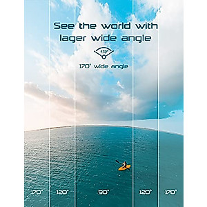 Apexcam Action Camera 4K Sports Camera 20MP 40M 170°Wide-Angle WiFi Waterproof Underwater Camera with 2.4G Remote Control 2 Batteries 2.0'' LCD Ultra HD Camera with Mounting Accessories Kit