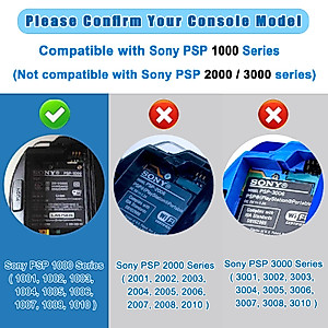 OSTENT Stereo Earphones Headphone Remote Control for Sony PSP 1000 Console