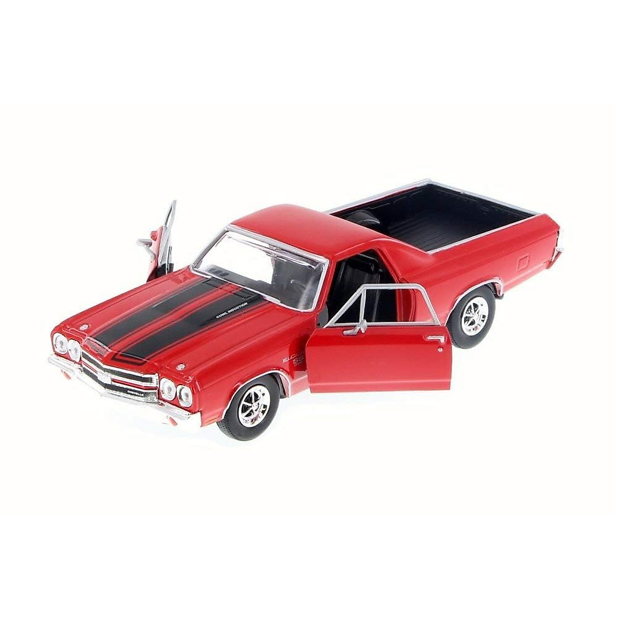 Motor Max 79347RD 1970 Chevrolet El Camino SS 396 Red 1/24 Diecast Model Car