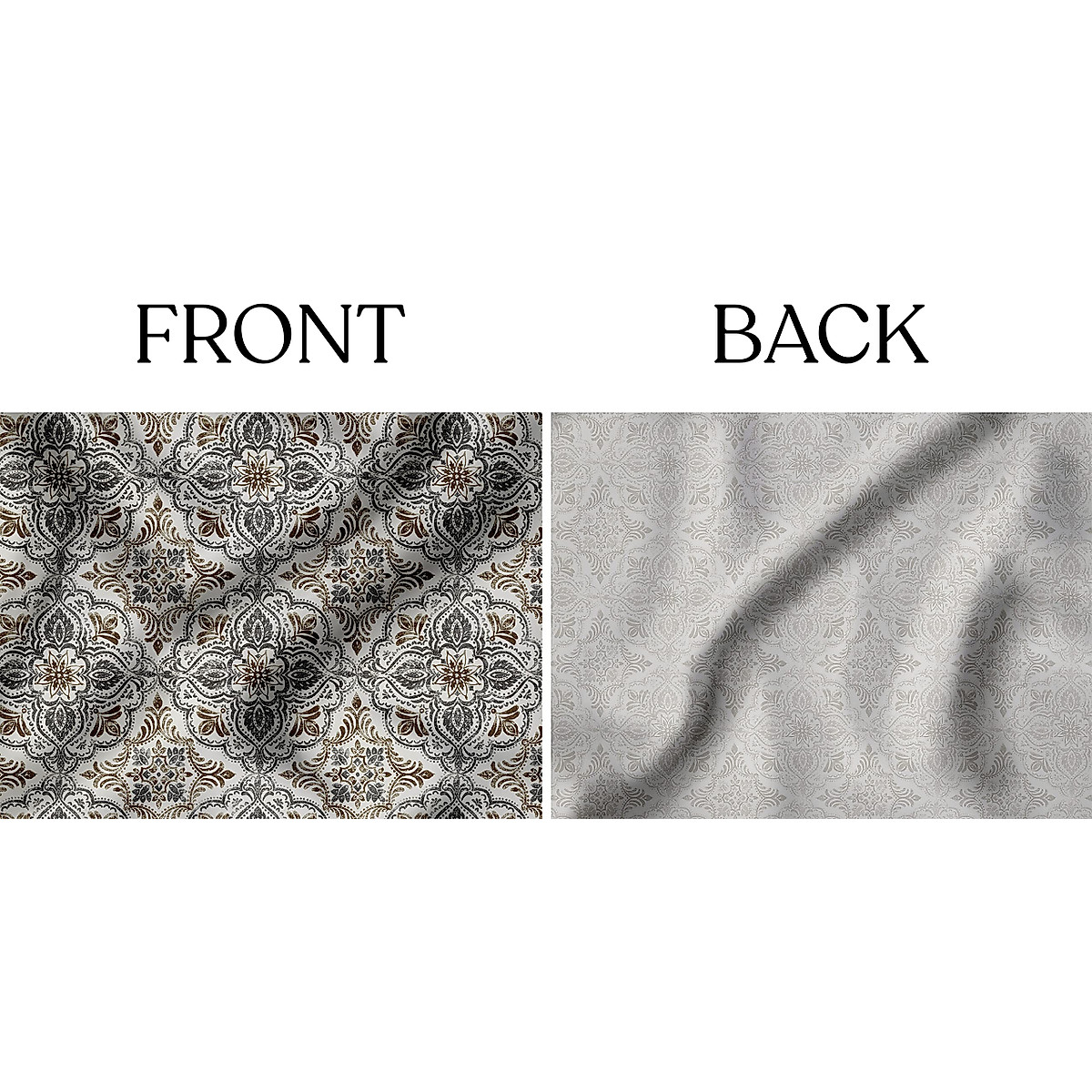 Delara Organic Cotton King Duvet Cover Set – 3 Piece Bedding Set - Soft King Comforter Cover w/ 2 Shams, Cover has Buttons + Corner Ties – Machine Washable - GOTS Certified