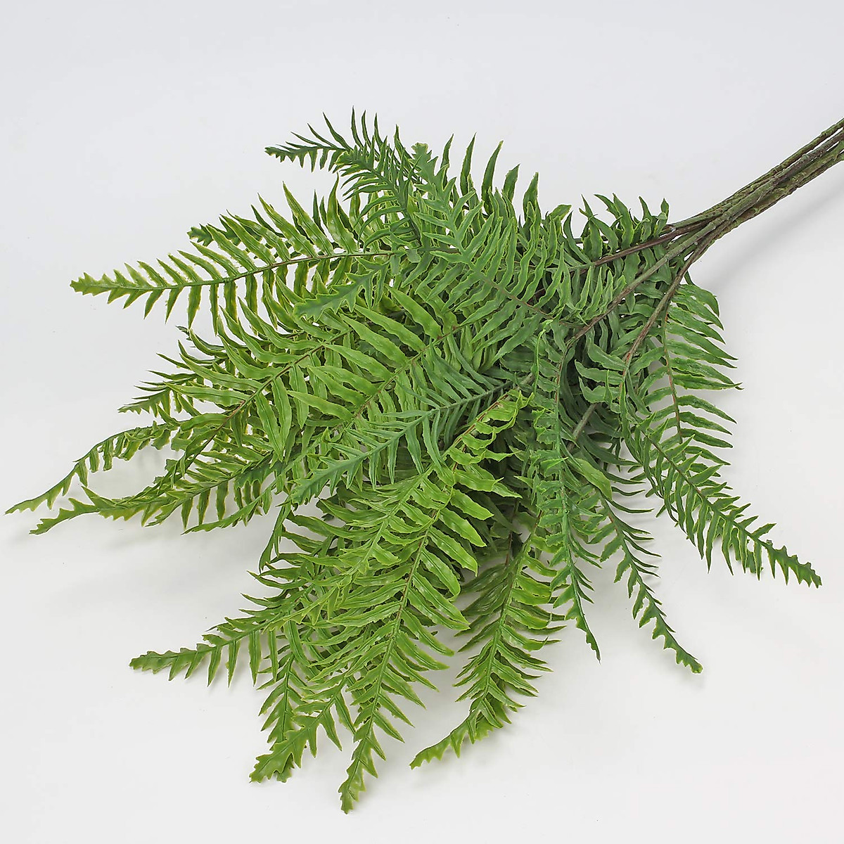30" Artificial Boston Fern Plants Bushes Fake Shrubs Bush Greenery Plants Faux Fern Plant Large for Outdoors UV Resistant Garden Plants or Home Office Desk Indoor Decor 3pcs