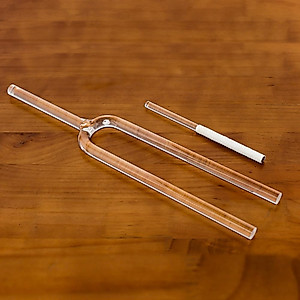 Quartz Crystal Tuning Forks B Crown Chakra Perfect Healing Musical Instrument Diametre 16mm