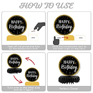 9 Pieces 50th Birthday Decorations 50th Birthday Centerpieces for Tables 50th Birthday Party Decorations for Men and Women (50th)