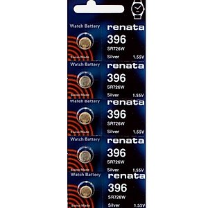 396 Watch battery - Strip of 5 Batteries