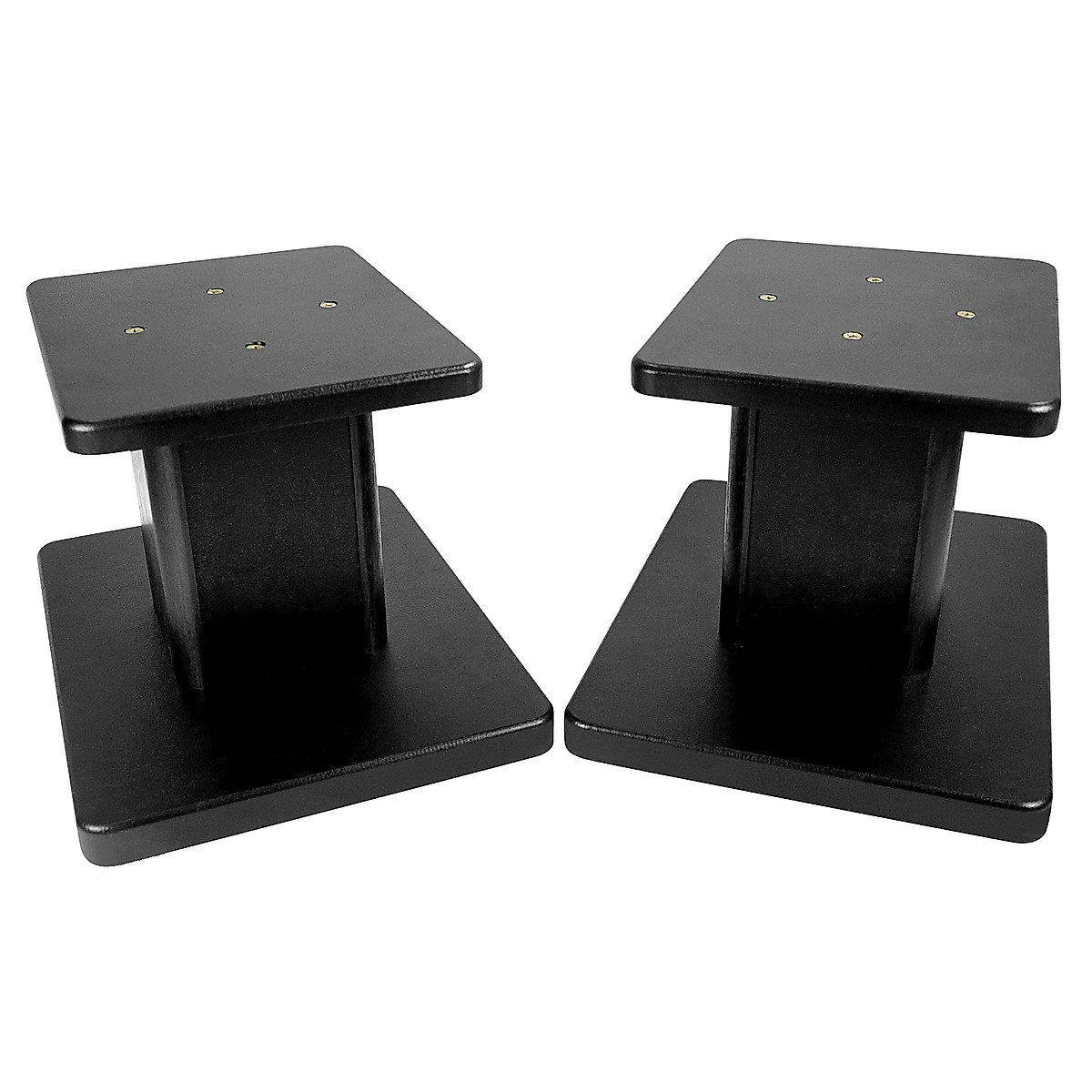 Rockville 2 RHT8B Computer/Bookshelf Desktop Speaker/Studio Monitor Stands-Black