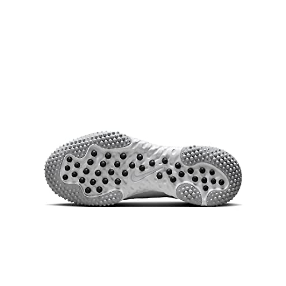 Nike Alpha Huarache Elite 4 Turf Baseball Shoes White Black Grey FD2743-100 Men’s Size 8.5