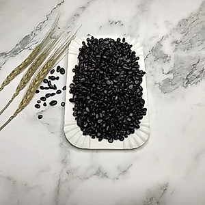 3.3 lb Black Rock, Decorative Polished Pebbles for Plants, Landscapes, Gardens, Fish Tanks, vase fillings, etc, 0.1 to 0.3 inches