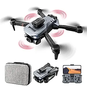 Rc Drones With Camera for Adults & Beginners Mini Drone with Dual 1080P Lens, Altitude Hold Headless Mode One Key Start, Rc Quadcopter Plane Fpv Drone Remote Control Airplane Cool Stuff (Black)