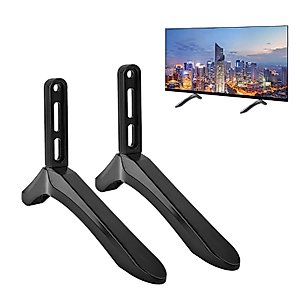 TV Stand, Base Table Top TV Stand, TV Legs TCL LCD LED Flat Screen TVs, TV Stand Mount Legs with Screws, Suitable for Small Sized TVs