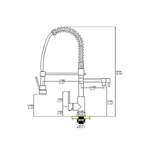 Avola Classical Kitchen Faucet,Single Handle Kitchen Sink Faucets,Copper Kitchen Faucet with Pull Down Sprayer,Rose Gold Kitchen Faucet,Spring Kitchen Sink Faucet Copper