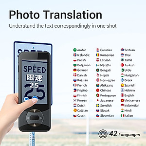 Wooask Language Translator Device Portable Real-time Voice Translation in 138 Different Languages and Accents for Learning, Travel, Business and Daily Tasks