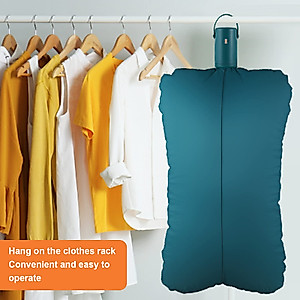 Portable Cloth Dryer Travel Cloth Dryer with Large Drying Bag 17.9x5.8in Foldable Electric Cloth Drying Rack Small Cloth Dryer Suitable for Swimwear, Socks, Tank Tops, Panties, Underwear, Baby and Pet