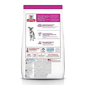 Hill's Science Diet Dry Dog Food, Adult 7+, Senior Dogs, Small Paws for Small Breeds, Chicken Meal, Barley & Brown Rice Recipe, 4.5 lb Bag