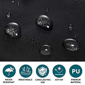 Femuar Waterproof Shelf Cover Wire Shelf Cover Heavy Duty Dustproof Storage Wire Rack Covers Outdoor Shelving Covers 36"x18"x72''…