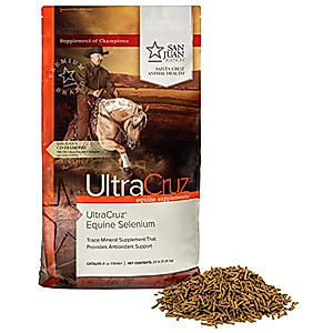 UltraCruz Equine Selenium Yeast Supplement for Horses, 25 lb, Pellet (200 Day Supply)