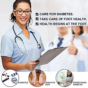 KitNSox Diabetic Socks Extra Wide Calf Women Men Elderly Soft Stretchy Breathable Crew Cushion Loose Top Dress No-Binding Socks 6 Pairs Beige L