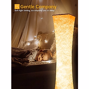 UVII RGB Floor Lamp with Remote, 62" Color Changing LED Lamp Remote Control, Dimmable Standing Lamp for Living Room, Bedroom, Gaming Room, Modern Soft Light