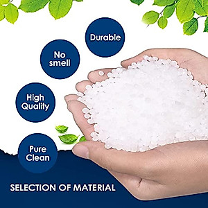 2.5 Gallon 120 Counts Small Strong Drawstring Trash Bags Garbage Bags by RayPard, Small Plastic Bags fit 7.5-9 Liter Trash Can for Home Office Kitchen Bathroom Bedroom, White Waste Basket Liners