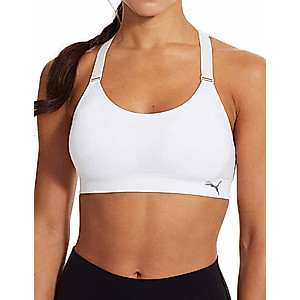 PUMA Women Sports Bra, 3-Pack (Black/White/Grey, Small)