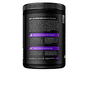 Mass Gainer MuscleTech 100% Mass Gainer Protein Powder Protein Powder for Muscle Gain Whey Protein + Muscle Builder Creatine Supplements Vanilla, 5.15 Pound (Pack of 1)
