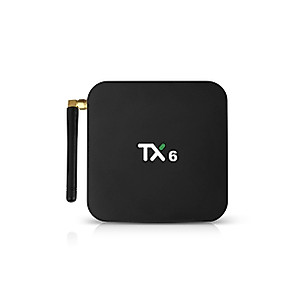 TX6 Android tv Box Android 9.0 4GB DDR3 + 64GB H6 up to 1.5 GHz Quad core ARM Cortex-A53 4K/6K 2.4G+5G WiFi 5.0 BT 4.1 Smart TV Box