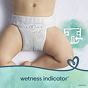 Diapers Size 5, 132 Count and Baby Wipes - Pampers Pure Protection Diapers and Aqua Pure 6X Pop-Top Sensitive Water Baby Wipes, 336 Count (Packaging May Vary)