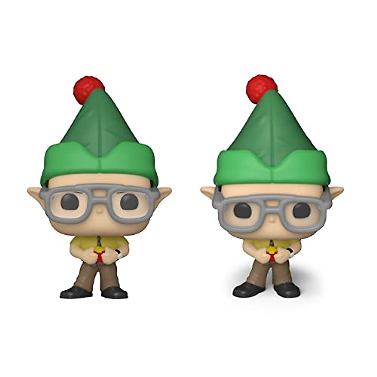 Funko Pocket POP! The Office - Michael Scott - Tree Holiday Box 4 Pieces - Keychain Novelty Keyring - Collectable Mini Figure - Stocking Filler - Gift Idea - Official Merchandise - TV Fans