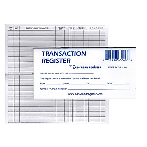 18 Pack Checkbook Registers for Personal Checkbook, Transaction Ledgers, 2022-2023-2024 Calendars