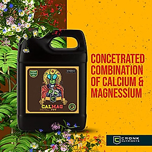 Cronk Nutrients CalMag 2-0-0 - Calcium, Magnesium and Iron Plant Fertilizer Supplement – Compatible with Soil, Soilless and Hydroponic Garden – Correct Common Deficiencies for Indoor & Outdoor Plants, 500mL