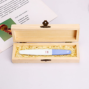 Personalized Wooden Pregnancy Test Keepsake Box,Sinseike Custom Name Baby Annouced Box (Personalized)