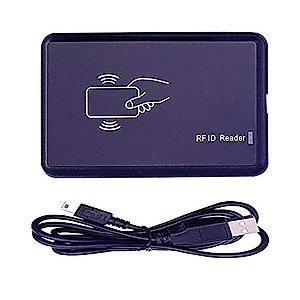 RFID Reader Writer Mifare Reader Writer 14443A USB Reader for Android Linux iOS Winx,Outputs Configable, Mifare Card Writer for Windows +3 Mifare Cards(Writer)
