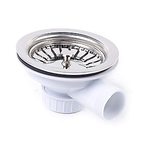 RV Caravan Sink 304 Stainless Steel Kitchen Bathroom Hand Wash Basin Boat Camper Rectangular Sink with Water Outlet and Pipe 12.6x8.7x4.7in