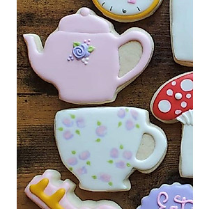 Tea Party Cookie Cutters 3-Pc. Set Made in the USA by Ann Clark, Teapot, Teacup, Cupcake